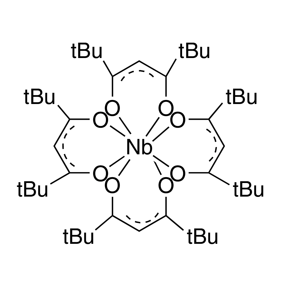 Tetrakis(2,2,6,6-tetramethyl-3,5-heptanedionato)niobium(IV), 99% [Nb ...